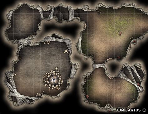 Spiders Nest [22x17] R Battlemaps