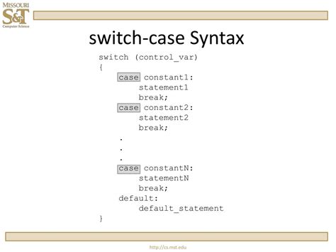 Ppt Switch Case Statement Powerpoint Presentation Free Download Id2656834