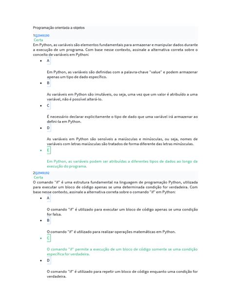 Programação Orientada A Objetos Pdf Classe Programação De Computadores Python Linguagem
