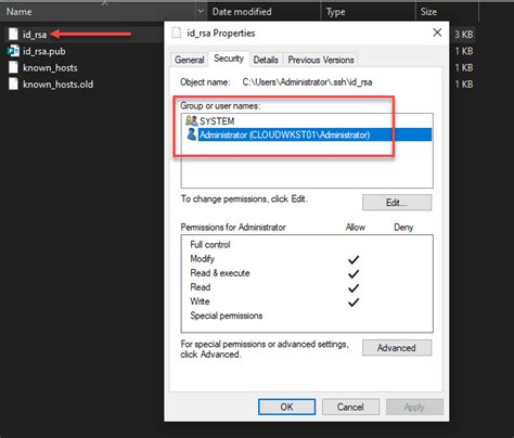 Bad Owner Or Permissions On Ssh Config Windows 10