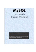 tutoriales com Manual rápido de MySQL