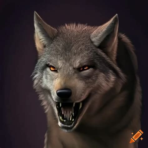 The Grey Alpha Wolf