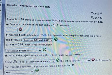 Solved Consider the following hypothesis test H μ Chegg