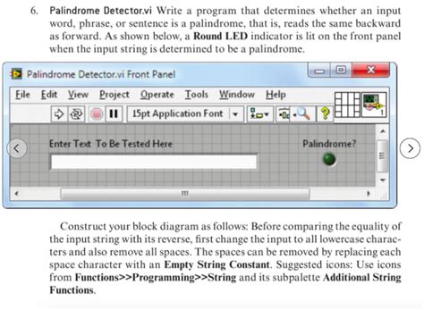 Solved Palindrome Detector Vi Write A Program That Chegg Com
