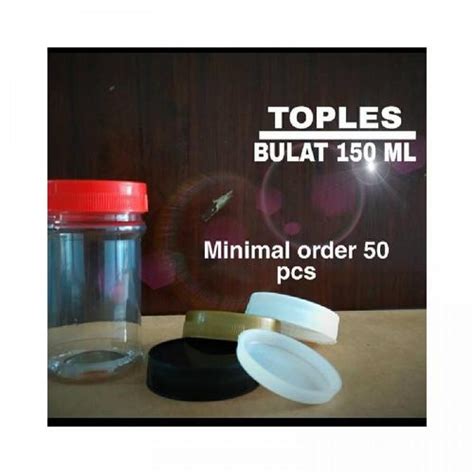 Jual Toples Jar Botol Plastik Bulat 150 Ml Sambal Bumbu 150ml Sambel Selai Jakarta Pusat