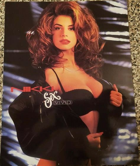 Nikki Dial Rare Original Vivid Sex 2 Sided 85x11 Promo Photo Slick 2057882654