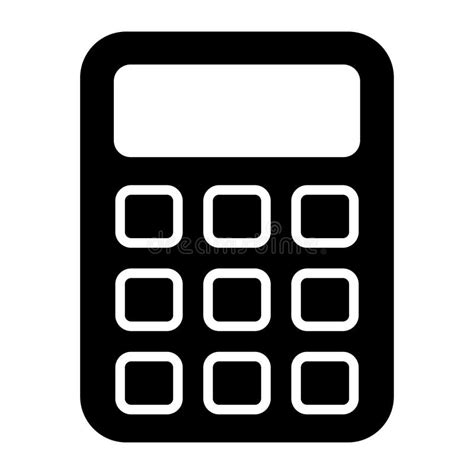 Unique Vector Of Calculator In Editable Style Adding Machine Stock Vector Illustration Of