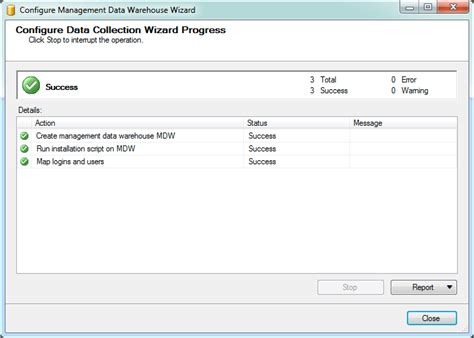 removing the sql server management data warehouse