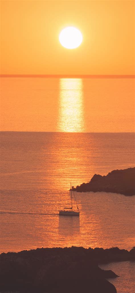 주황색 오렌지색 주황톤 1170 2532 아이폰 13프로 아이폰 14프로 고화질 배경화면 무료 공유 다운로드