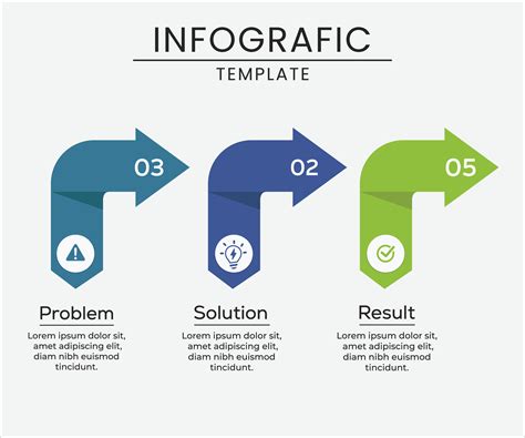 Problem Solution Results Infograohic Template 49284268 Vector Art At Vecteezy