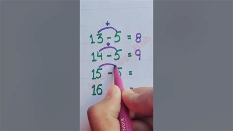 Subtraction Trick Mathshacklearninghub Shortsviralshortvideo Viral