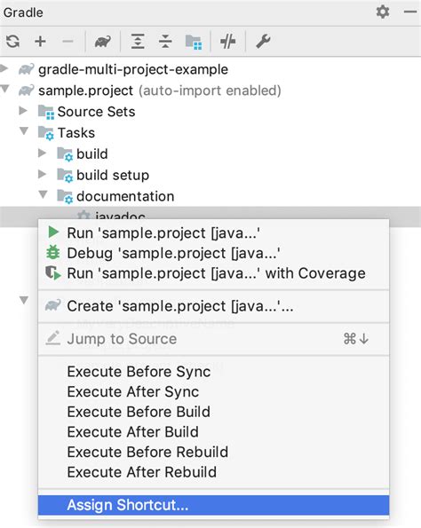 Gradle Tasks Intellij Idea Documentation