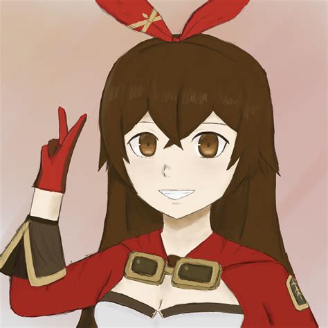 I Tried Drawing Amber Rgenshinimpact