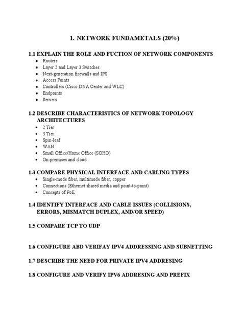Cisco Ccna 200 301 Pdf Ip Address Computer Network