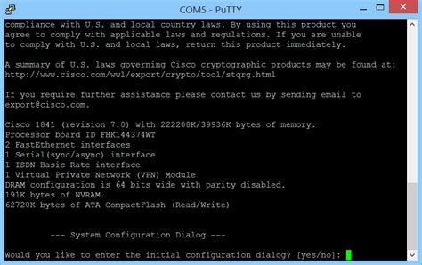 CISCO Resetear Router CISCO 1841 ElCegu