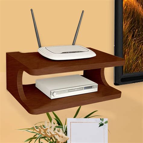 Furniture Cafe Set Top Box Stand Wifi Router Holder Wooden Desertcart Kenya