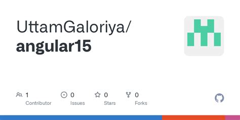 Github Uttamgaloriyaangular15