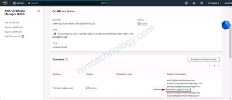 Aws Creating Aws Certificate Manager Acm Nimtechnology
