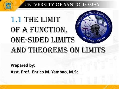 Theorems On Limits Pptx