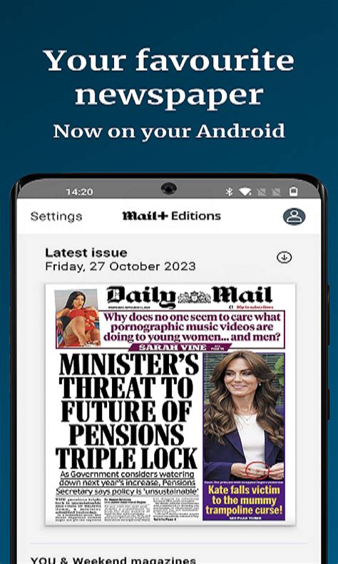 Daily Mail Newspaper App On The Amazon Appstore