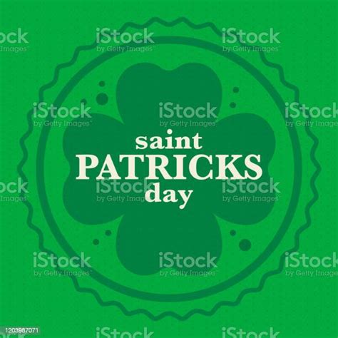 해피 세인트 패트릭의 날 전통적인 아일랜드 휴일입니다 3월 17일 연례 기념 클로버와 토끼풀 잎 녹색과 오렌지 파티 디자인 아일랜드 색상입니다 포스터 카드 배너 및 배경