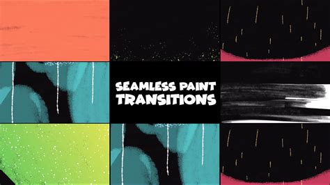 Seamless Paint Transitions Motion Graphics Stock Footage SBV Storyblocks