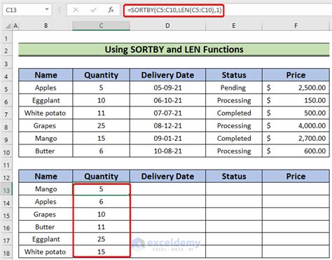 How To Sort Multiple Columns In Excel Independently Of Each Other 2