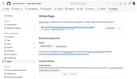 Deploy A Sveltekit App To Github Pages Captain Codeman
