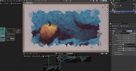 A Cool Illustration Shader Made In Blender