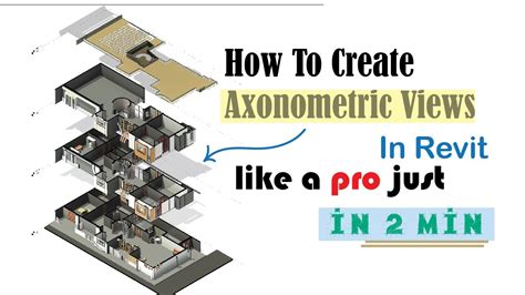 How To Create Axonometric Views In Revit Like A Pro Just In 2 Min Youtube