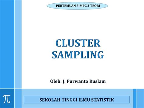 Ppt Cluster Sampling Powerpoint Presentation Free Download Id5380019