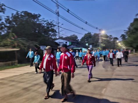 သုံးခွမြို့နယ်တွင် ၂၀၂၄ ခုနှစ် ဒီဇင်ဘာ အားကစားလ ပထမပတ် လူထုစုပေါင်း လမ်းလျှောက်ပွဲ ကျင်းပ