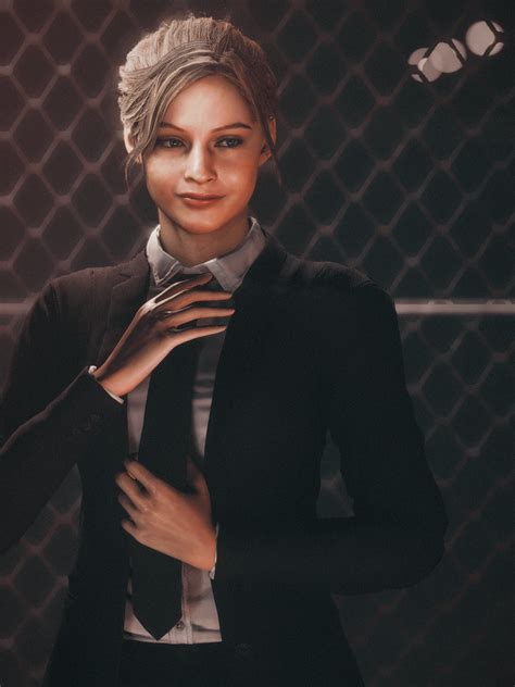 Claire In A Formal Suit Re2 Mod By Digitalzky Rresidentevil