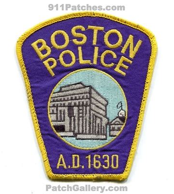 Massachusetts Boston Police Department Patch Massachusetts