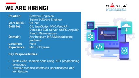 sarla technologies on linkedin software engineer senior software engineer