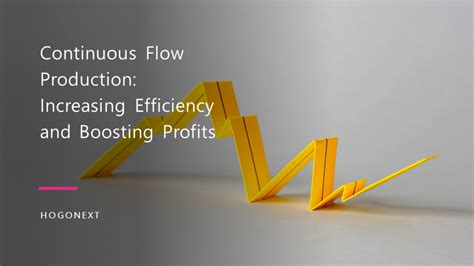 Continuous Flow Production Increasing Efficiency And Boosting Profits Hogonext