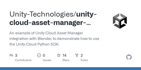 Github Unity Technologiesunity Cloud Asset Manager For Blender An