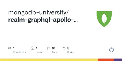 Github Mongodb Universityrealm Graphql Apollo React