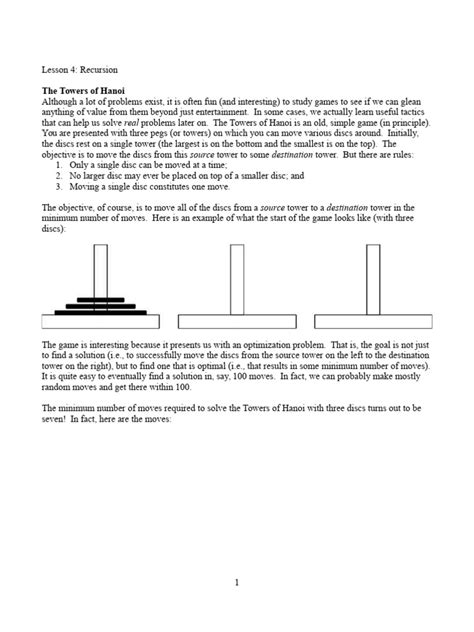 towerofhanoi pdf recursion recurrence relation
