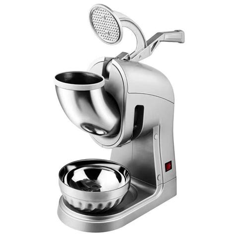 전기 듀얼 블레이드 얼음 분쇄기 기계 스노우 콘 화강암 무료 트레이 포함 가정용 상업용 얼음 음료 스무디 메이커 Aliexpress