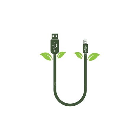 Usb Icon Vector Illustration Connector Symbol Nature Vector Connector