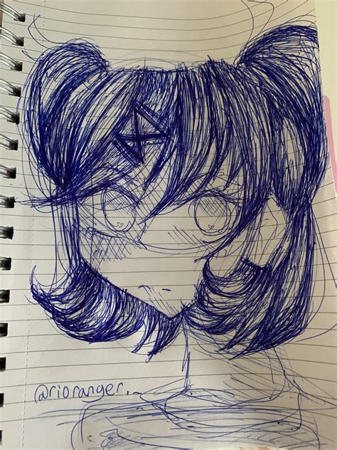 A Sketch Of Natsuki I Did 🧁🧁 Rddlc