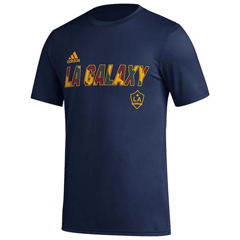 Adidas La Galaxy Team Jersey Hook Aeroready T Shirt Academy