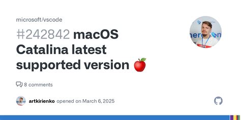 Macos Catalina Latest Supported Version 🍎 · Issue 242842 · Microsoft Vscode · Github