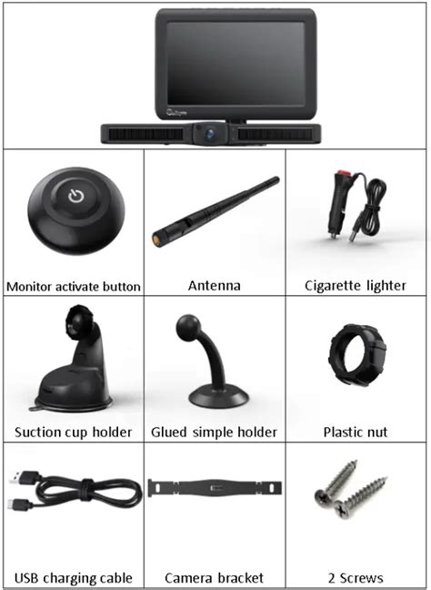 ERapta ATYZX Solar Wireless Backup Camera User Manual