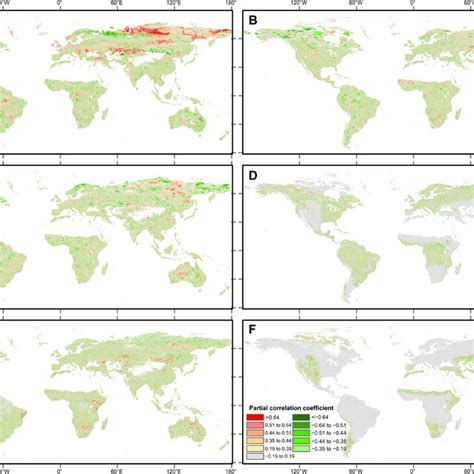 Spatial Patterns Of Partial Correlation Coefficient Between Annual R S