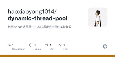 github haoxiaoyong1014 dynamic thread pool 利用nacos做配置中心动态修改线程池核心参数