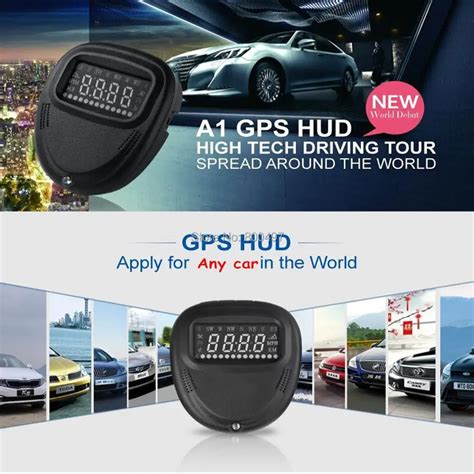 New Universal GPS Head Up Display HUD GPS Speedometer Car Styling Car Speed Projector Inch