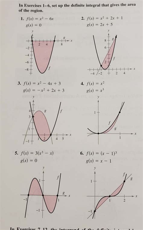 Answered In Exercises 1 6 Set Up The Definite… Bartleby