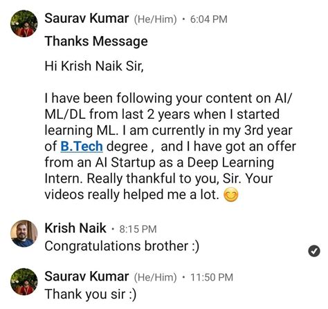 Krish Naik On Linkedin Congratulations Saurav Kumar For This Amazing